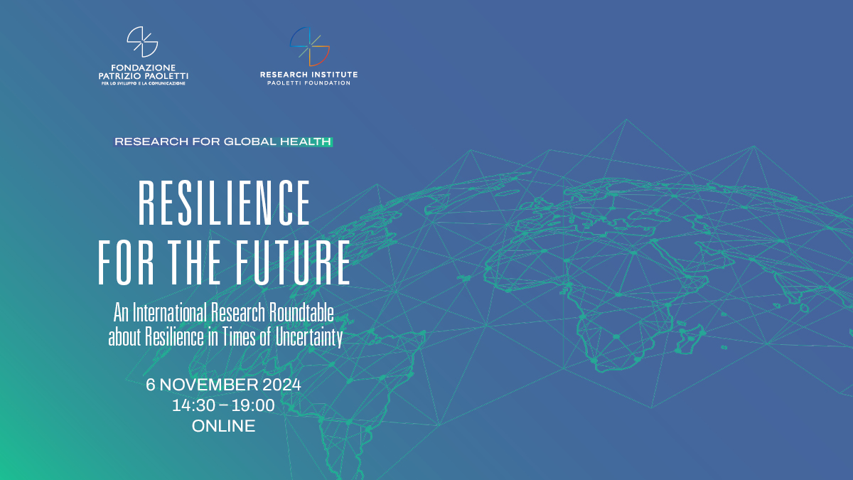 Resilience For the Future 2024 | Fondazione Patrizio Paoletti